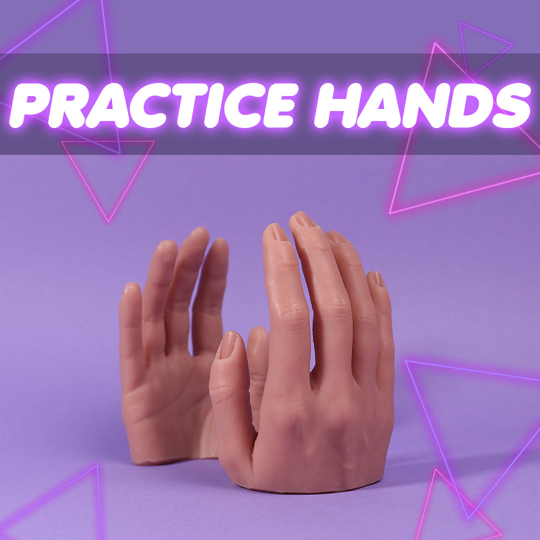 Silicone Practice Hands for Nails | Glitter Planet