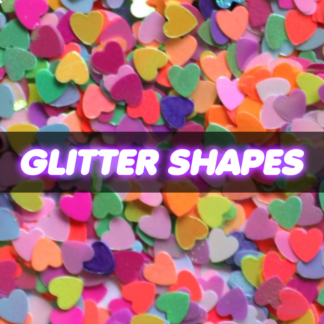 Shop Glitter Shapes: Flowers, Stars & More | Glitter Planet