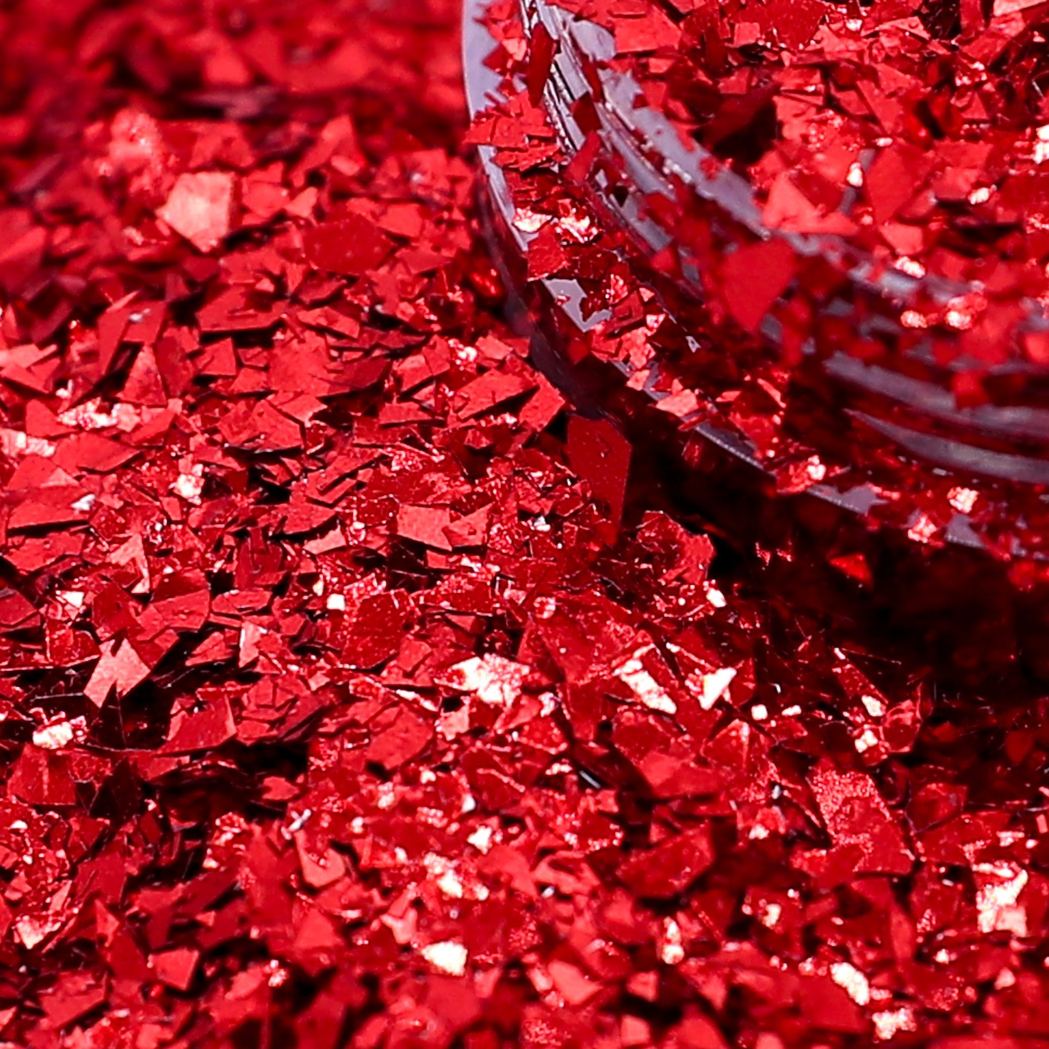 Metallic Red Shards Nail Glitter – Glitter Planet